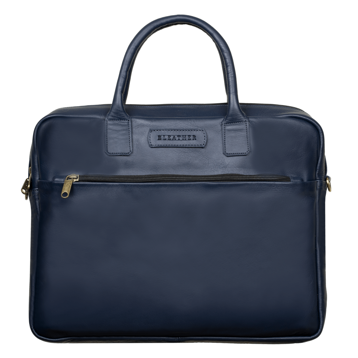 Prestige: Cartable Ordinateur - Cuir Bleu - Bleather UK – bleather.ma